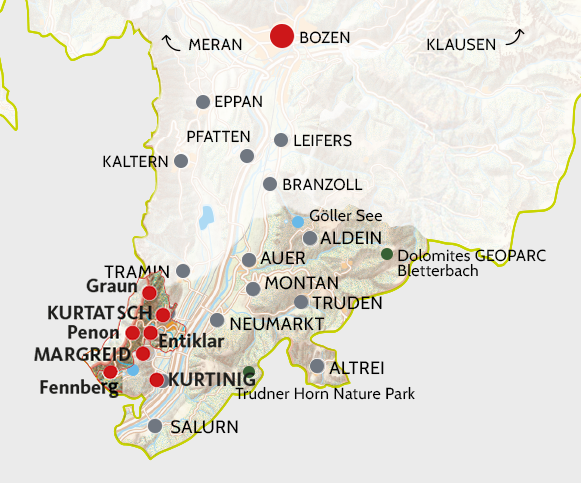 Geschäfte und Handwerker in Südtirols Süden